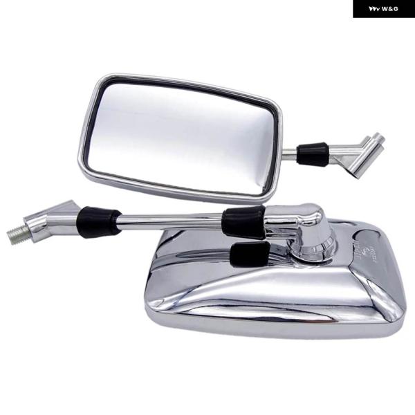 1ペア 10MM ハンドルバー バイク バックミラー サイドミラー ホンダ スズキ ヤマハ カワサキ カスタム パーツ アクセサリーHigh-concerned chemical:NoneItem Width:6cmItem Weight:...