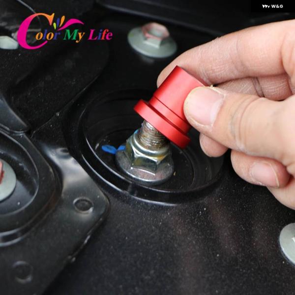 2個/セット ショックアブソーバー ネジ キャップ カバー トリム 日産 シルフィ キャシュカイ J11 エクストレイル ローグ T32 アルティマ カスタム パーツ アクセサリーItem Weight:0.08kgItem Height:...