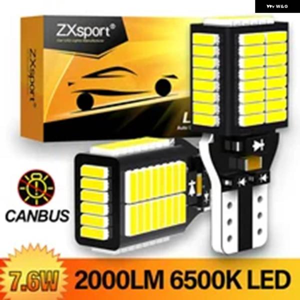 2000LM CANBUS T15 T16 LED リバースライト W16W バックアップリアランプ アウディ A3 A4 B6 B8 A6 C6 80 B5 B7 A5 Q5 Q7 TT 8P 100 8L C7 カスタム パーツ アクセ...