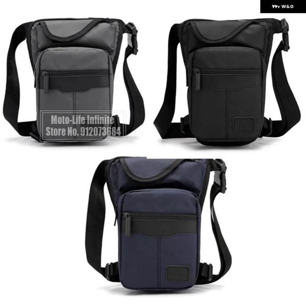 バイク ウエストパックバッグ ナイロン メンズ ドロップレッグバッグ ファニーパック ライディング カジュアル ショルダー クロスボディ 太もも メンズ ヒップベルト ウエストバッグ カスタム パーツ アクセサリーHigh-concerne...
