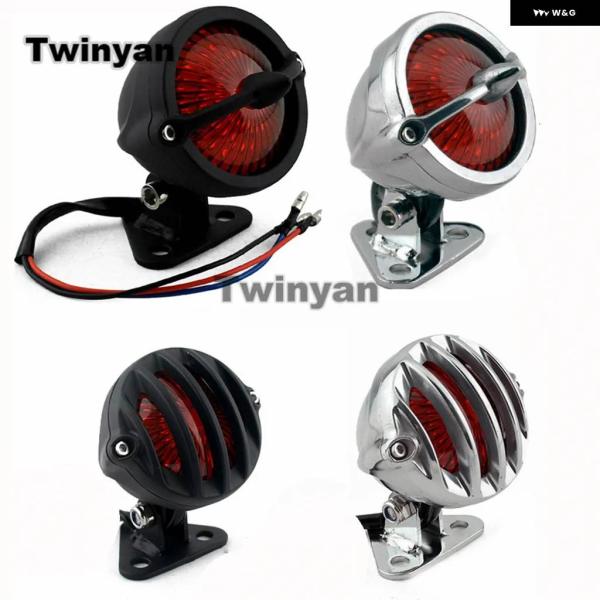 オートバイ レトロ グリル LED テールライト ストップシグナル ブレーキライト ハーレー チョッパー スクランブラー用 カスタム パーツ アクセサリーHigh-concerned chemical:NoneItem Type:Tail ...