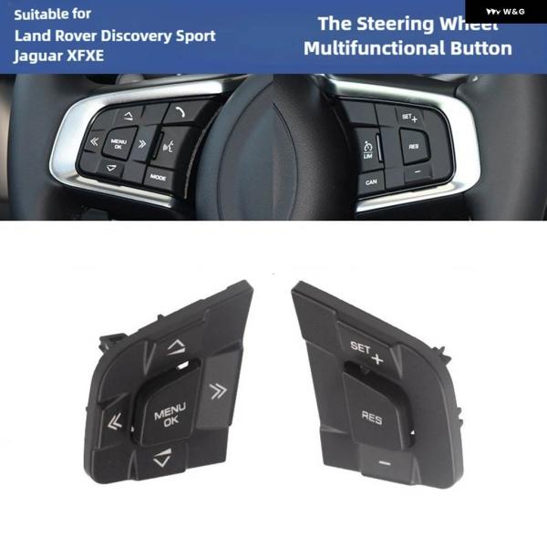 ランドローバー ディスカバリー スポーツ ジャガー XE XF 2015-2019用 カー ステアリングホイール マルチファンクションスイッチ ボタン カスタム パーツ アクセサリーHigh-concerned chemical:NoneB...