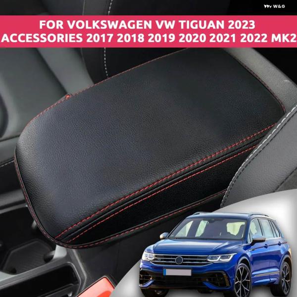 フォルクスワーゲン VW ティグアン 2023 2017 - 22 MK2 車用 アームレスト カバー 耐裂性 断熱 プロテクター カスタム パーツ アクセサリーHigh-concerned chemical:NoneSpecial Fea...