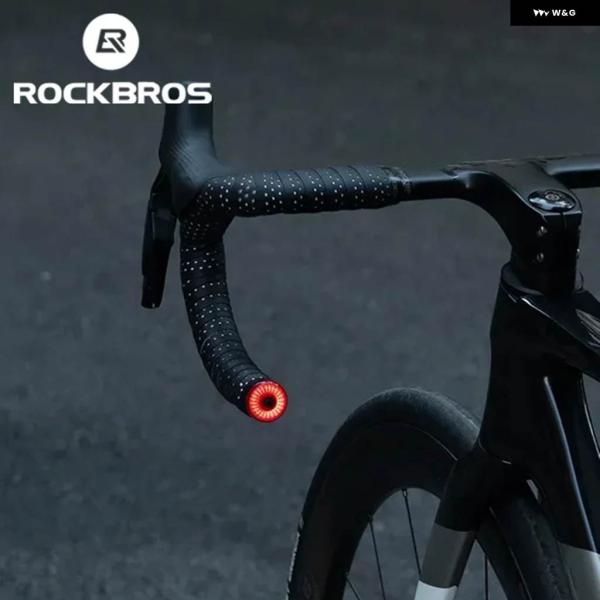 自転車 ハンドルバー エンドライト IPX6 自転車リアライト 5モード 自転車ランプ インテリジェントブレーキセンサー 安全 夜間ランニング カスタム パーツ アクセサリーIntelligent sensing:YHigh-concern...