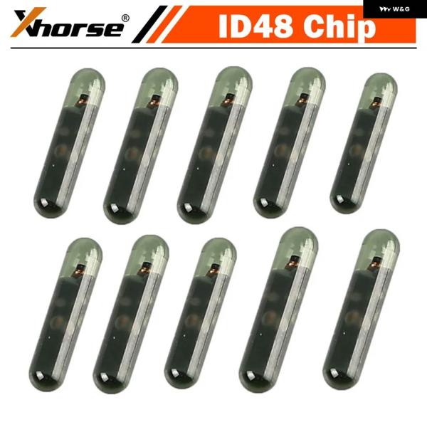 10個 ID48 チップ ID48 トランスポンダーチップ XHORSE VVDI2 48 トランスポンダーコピー機用 カスタム パーツ アクセサリーBrand Name:XhorseOrigin:Mainland ChinaCertifi...
