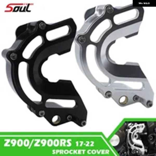 オートバイ スポーツフロント スプロケット カバー チェーン ガード エンジン ケース クラッシュ Z900 Z900RS RSカフェ2017-2024 20 21 22 23用 カスタム パーツ アクセサリーProtective part...