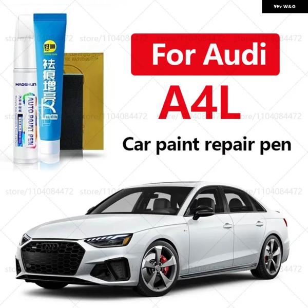 2008-2025 アウディ A4L カーペイント補修ペン ペイントスクラッチリペア 4本 ホワイト LY9C LY9T グレー LZ7S LX7R ブルー LX5C カスタム パーツ アクセサリーHigh-concerned chemic...