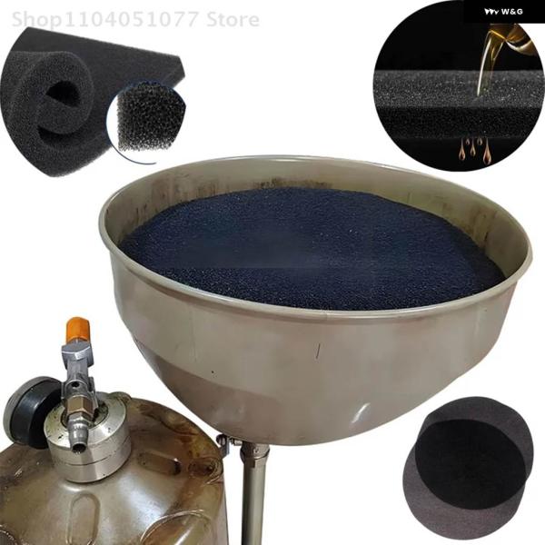 2個 オイルドレン スプラッシュ パッド トランス ミッション フルード浸入を防ぐ 軽量スポンジ パッド 車用オイルトランス ミッション ドレンパン カスタム パーツ アクセサリーHigh-concerned chemical:NoneOr...