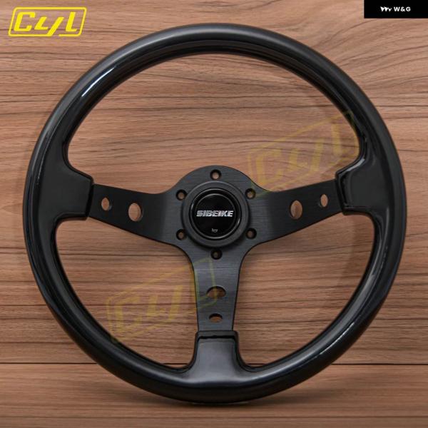 320MM レーシングスポーツ ABS ステアリングホイール ディープディッシュ ドリフト ステアリングホイール カスタム パーツ アクセサリーHigh-concerned chemical:NoneOrigin:Mainland Chin...