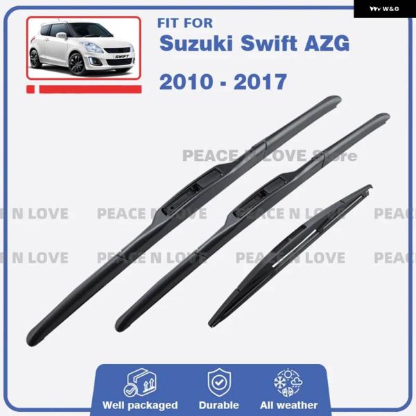 フロントリア ハイブリッド ワイパー ブレード SWIFT AZG 412 413D 414 416 2010 - 2017 ハッチバック フロントガラス 車用 カスタム パーツ アクセサリーHigh-concerned chemical:...