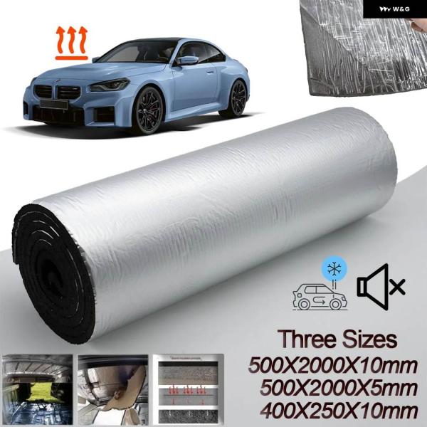 2000*500MM 250*400MM 5/10MM 車用サウンドマット 防音 遮音材 断熱 遮音マット フード クローズドセルフォーム アクセサリー カスタム パーツ アクセサリーHigh-concerned chemical:None...