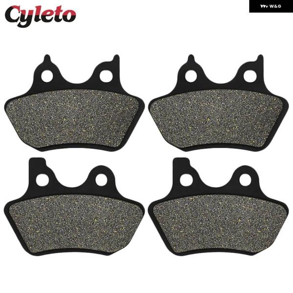 ハーレー XLH883 スポーツスター フラット トラック XLH883R ハガー XL53C XL1200C 00-03用 オートバイ フロントリア ブレーキ パッド カスタム パーツ アクセサリーHigh-concerned chemi...