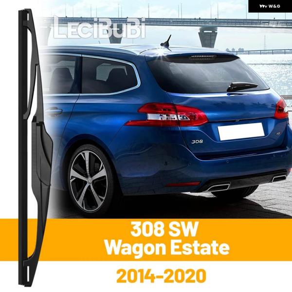 プジョー 308 SW ワゴン T9 エステート 2014-2020 2019 リアウインドシールド ウインドスクリーン ワイパー ブレード テールゲート ウィンドウ ワイパー カスタム パーツ アクセサリーHigh-concerned c...