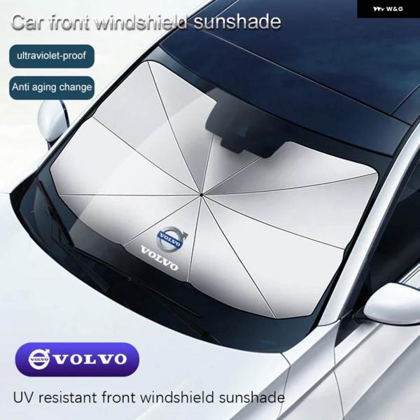 車用 フロントガラス サンシェード 遮光傘 ボルボ XC60 XC90 V40 V60 S60 V50 V90 S80 C40 XC40 V70 XC70 C30 EX90用 カスタム パーツ アクセサリーHigh-concerned ch...
