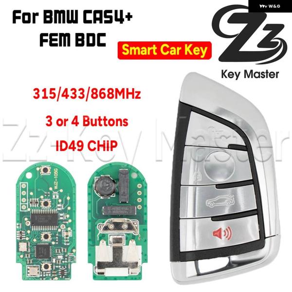 マスター スマート カード キー BMW F システム 315/433/868MHZ ID49 BMW 1 2 3 4 5 6 7シリーズ X3 X5 X6 CAS4+ FEM BDC F SYST カスタム パーツ アクセサリーHigh-...