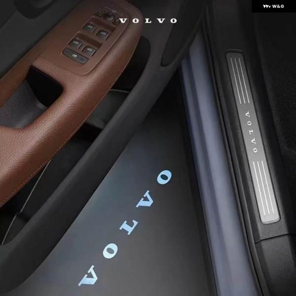 ボルボ S90 XC40/90 XC60 S60 V90/60 ポールスター用カーウェルカムライト ドアプロジェクション アンビエントカー インテリア ライト カスタム パーツ アクセサリーHigh-concerned chemical:N...
