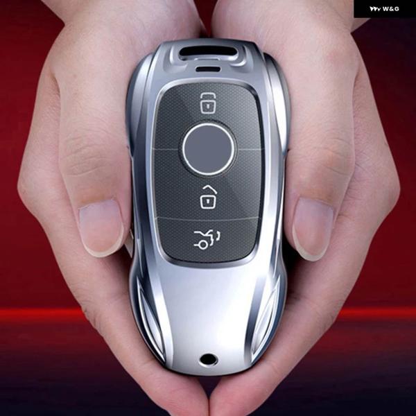 カーキーケース カバー シェル メルセデス ベンツ A B C E S クラス W204 W205 W210 W212 W213 W176 W463 GLC GLB GLE AMG カスタム パーツ アクセサリーHigh-concerned...