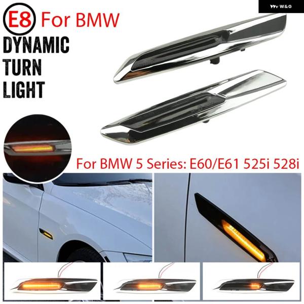 BMW 3シリーズ E93 328I 335I 335IS用 12V LEDダイナミック アンバー サイド マーカーライト 2007-2012 ウィンカーランプ カスタム パーツ アクセサリーHigh-concerned chemical:...