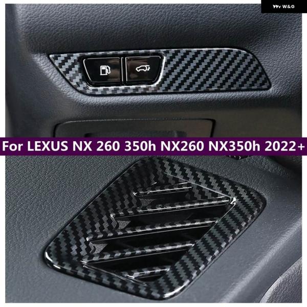 エアコン AC アウトレット 左ハンドル 車用 セントラル コントロール デオール パネル カバー トリム レクサス NX 260 350H NX260 NX350H 2022 - 2026 カスタム パーツ アクセサリーHigh-conc...