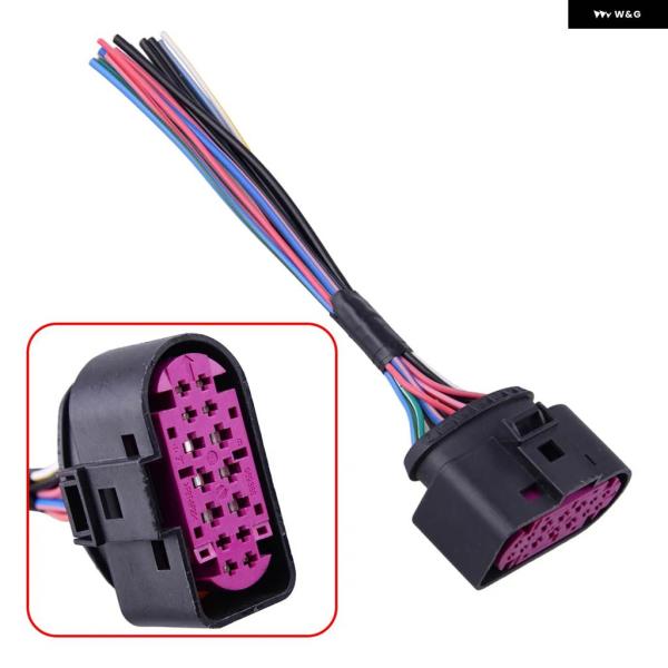 14ピン キセノン HID ヘッドライト プラグピグテールコネクターツール アウディ Q5 Q7 TT A4 S4 A5 A6 A8 TTRS 1J0973737 カスタム パーツ アクセサリーHigh-concerned chemical...