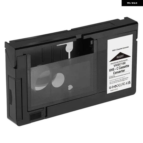 VHS-Cカセット アダプター VHS-C SVHSコーダー JVC RCA パナソニック 電動VHSカセット アダプター 8MM/MINIDV/HI8非対応 カスタム パーツ アクセサリーHigh-concerned chemical:N...