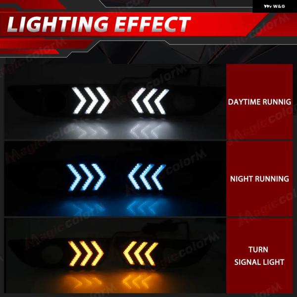 LED デイタイム ランニングライト 三菱 ランサー 2008 - 14 DRLウィンカー フォグランプ ホワイト イエロー ブルー カスタム パーツ アクセサリーHigh-concerned chemical:NoneCertificat...