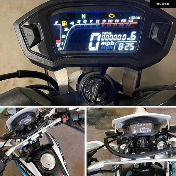 ホンダ ホンダ グロム MSX125 CRF250 ラリー オートバイ LCD デジタル スピード メーター バックライト モーター車両 2〜4気筒 オドメーター カスタム パーツ アクセサリーHigh-concerned chemical...