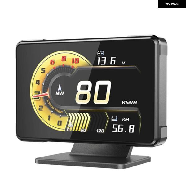 ABSPC カー HUD ディスプレイ デジタル スピード メーター センター コンソール INON OPTIM インタラクティブ デザイン 燃料車両 カスタム パーツ アクセサリーHigh-concerned chemical:NoneO...