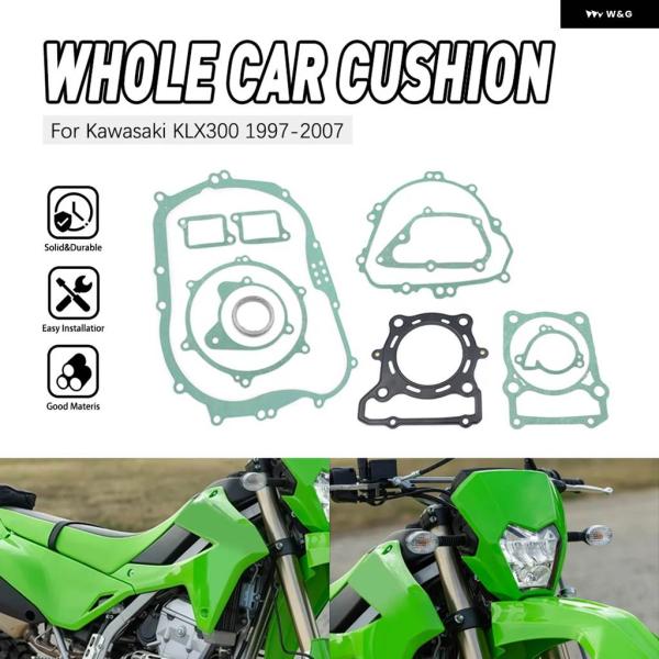 オートバイ エンジン シリンダー ガスケットヘッドカバー カワサキ KLX300 1997-2000 2021 2001 - 07 カスタム パーツ アクセサリーHigh-concerned chemical:NoneOrigin:Main...