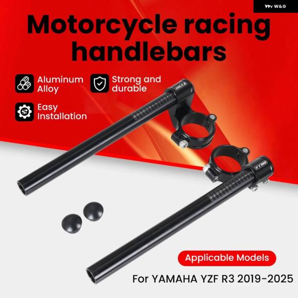 オートバイ レース用クリップオン ハンドルバー フロントエンドアッパートップクランプ ヤマハ YZF-R3 2019-2025 カスタム パーツ アクセサリーHigh-concerned chemical:NoneMotobike Make...