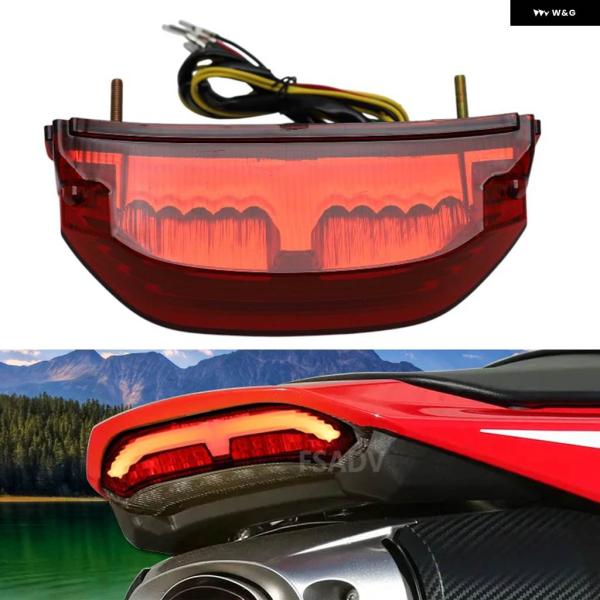 オートバイ リア テールライト ホンダ CBR600RR 2013-2023 2019 - 22 ブレーキウィンカー一体型LED ライト カスタム パーツ アクセサリーBattery Included:NoHigh-concerned ch...