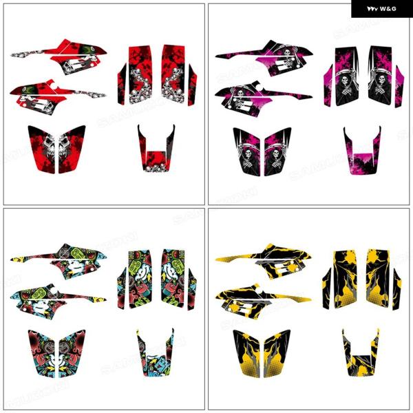 ヤマハ ウォリアー 350 YFM350X 1987-2004 2000-03 ATV フルキット デカール ステッカー カスタム パーツ アクセサリーHigh-concerned chemical:NoneMaterial:PVCOrig...