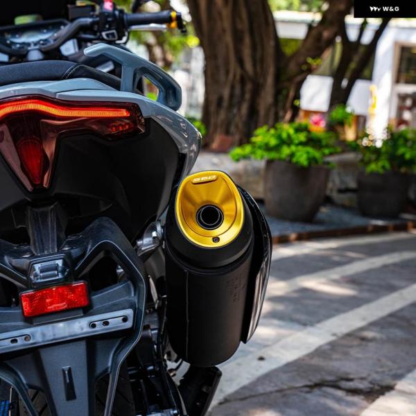 ヤマハ TMAX 560 TECH MAX TMAX560 T-MAX 560 2020-2026 2025 オートバイ エキゾーストエンド トリム マフラー 装飾 カバー カスタム パーツ アクセサリーProtective parts:O...