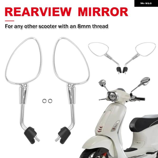 オートバイ ミラー サイドミラー VESPA SPRINT 125 150 50 2T 4T SPRINT PRIMAVERA150 GTS300IE GTV300IE カスタム パーツ アクセサリーHigh-concerned chemi...