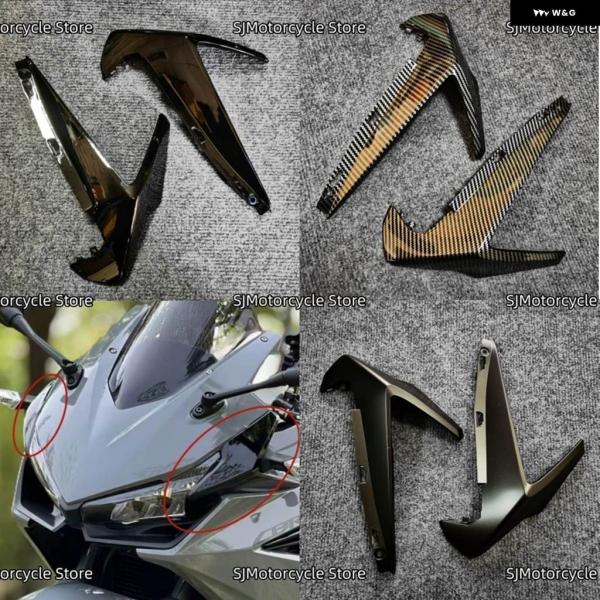オートバイ アッパー ヘッドライト サイド フェアリング カバー パネル ホンダ CBR500R 2019 2020-2023 CBR400R 2022-2023 カスタム パーツ アクセサリーHigh-concerned chemical...