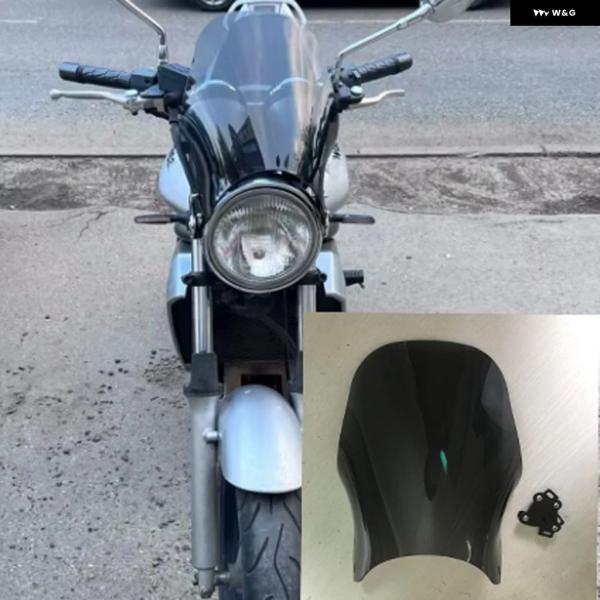 カワサキ ER 5 ER-5 ヘッドライト フェアリング バイク フロントスクリーン ガラス ウインド ディフレクター バイザー カスタム パーツ アクセサリーHigh-concerned chemical:NoneItem Weight:...