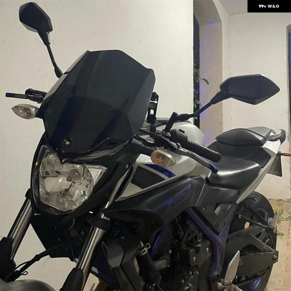 オートバイ ウインドスクリーン ウインド ディフレクター ブラケット ヤマハ FZ25 MT-25 FZ03 MT-03 2015 - 19 カスタム パーツ アクセサリーHigh-concerned chemical:NoneItem W...