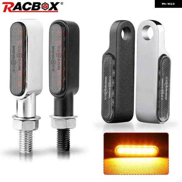 2個 オートバイ ミニ ウインカーライト 8MM アンバー 点滅シグナルランプ 6LED ランニングライト チョッパー スポーツスター カスタム パーツ アクセサリーBattery Included:NoHigh-concerned che...