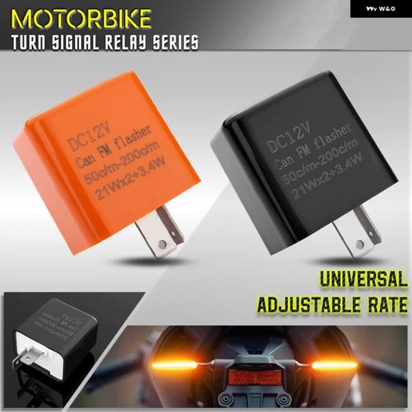 2ピンLEDフラッシャーリレー周波数スクエア点滅 オートバイ LEDライトウィンカーブリンカー インジケーター 12Vフラッシュ カスタム パーツ アクセサリーBattery Included:NoHigh-concerned chemic...