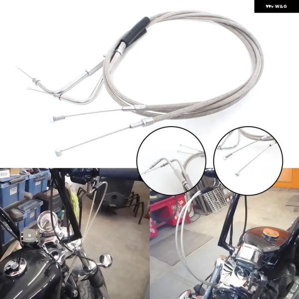 オートバイ スロットル ケーブル 90CM 110CM 130CM ハーレー FLH FLT FXD FLST FXST 1996-2010 カスタム パーツ アクセサリーHigh-concerned chemical:NoneOrigin...