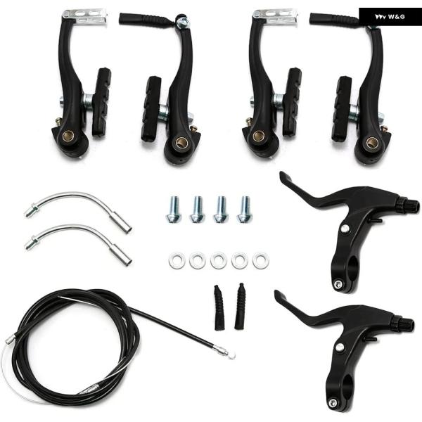 MTB BMXVブレーキセットMTB キャリパーセット ALリニアプルブレーキ パッド レバー ワイヤーツール カスタム パーツ アクセサリーHigh-concerned chemical:NoneModel Number:Bike V B...