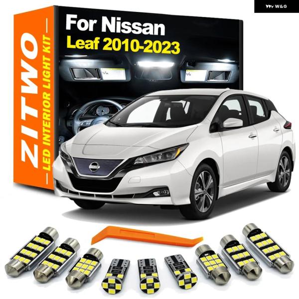 LED室内ドーム トランク ライト バルブ キット 日産 リーフ ZE0 ZE1 2010-2013 2014-2018 - 23 カスタム パーツ アクセサリーSize:31mmFor Vehicle Brands/Model:Nissa...