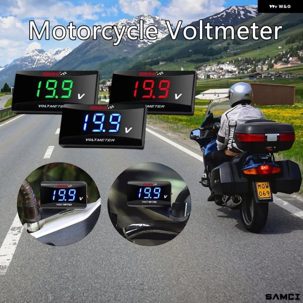 電圧計 オートバイ 防水 電圧計 LCD デジタル ディスプレイ ヤマハ NVX XMAX300 NMAX ホンダ カスタム パーツ アクセサリーBattery Included:NoHigh-concerned chemical:None...