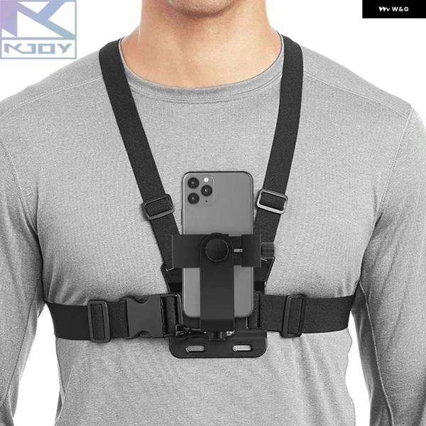 KJOY スマートフォンクリップ ホルダー チェストストラップ固定 ブラケット スポーツ カメラ カメラ ホルダー アクセサリー カスタム パーツ アクセサリーBattery Included:NoHigh-concerned chemic...