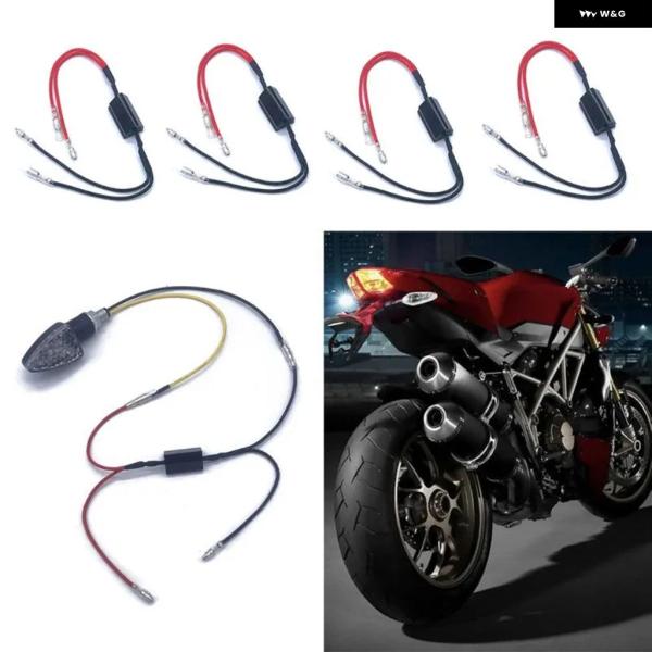 4個 セット 10W 10Ω モーター抵抗器 パワー抵抗器 負荷デコード抵抗器 LEDミニウィンカーライトフラッシュリペアキット カスタム パーツ アクセサリーBattery Included:NoHigh-concerned chemic...