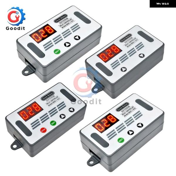 DC 12V LED ディスプレイ オンサイクル遅延タイマー 制御 オフスイッチ 遅延時間リレー 電圧 DDC-231 331 332 431 カスタム パーツ アクセサリーEU LVD Voltage:Low voltage: Below...
