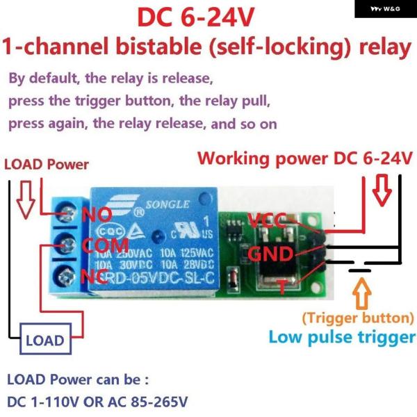 5/2/1個 DC 6V 9V 12V 24V フリップフロップ ラッチ リレー モジュール 1チャンネル 双安定 セルフロック スイッチ 低パルス トリガー ボード ARDUINO カスタム パーツ アクセサリーEU LVD Voltag...