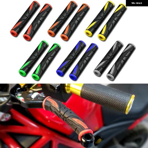 オートバイ ハンドル滑り止めブレーキ レバー ゴム製ソフト プロテクター ヤマハ カワサキ ER6N KTM DUKE 200 TDM 900 ヤマハ カスタム パーツ アクセサリーHigh-concerned chemical:NoneM...