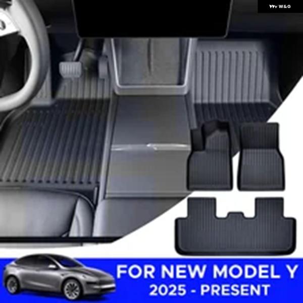 テスラ モデルY ローンチ ジュニパー 2025 フロアマット TPE カーペット 防水 耐候性 フット パッド マット カスタム パーツ アクセサリーHigh-concerned chemical:NoneOrigin:Mainland ...