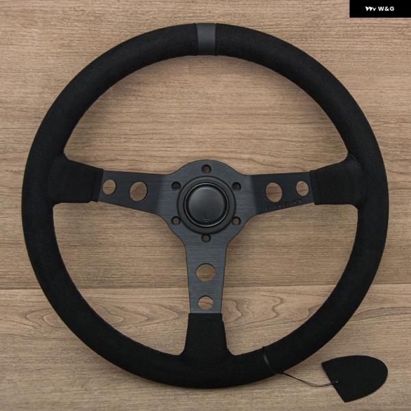 14インチ 350MM ディープ コーンエディション ステアリングホイール レーシング スポーツ ステアリングホイール ゲーム カスタム パーツ アクセサリーHigh-concerned chemical:NonePlacement on ...